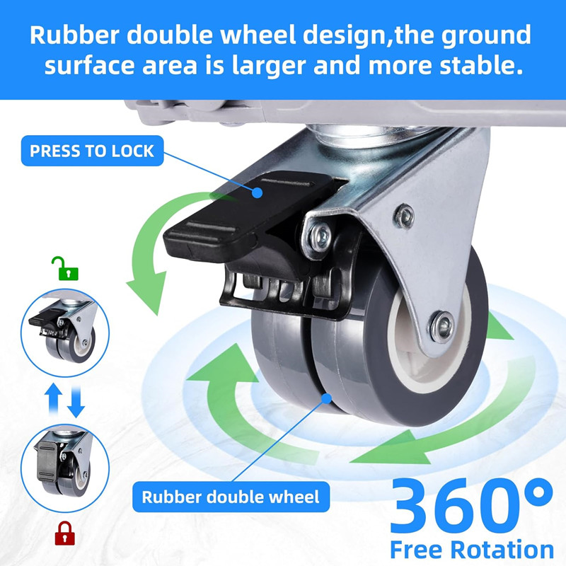 [SG SELLER LOCAL STOCK]Movable Base Wheel Heavy Duty Load Up to 500kg ...
