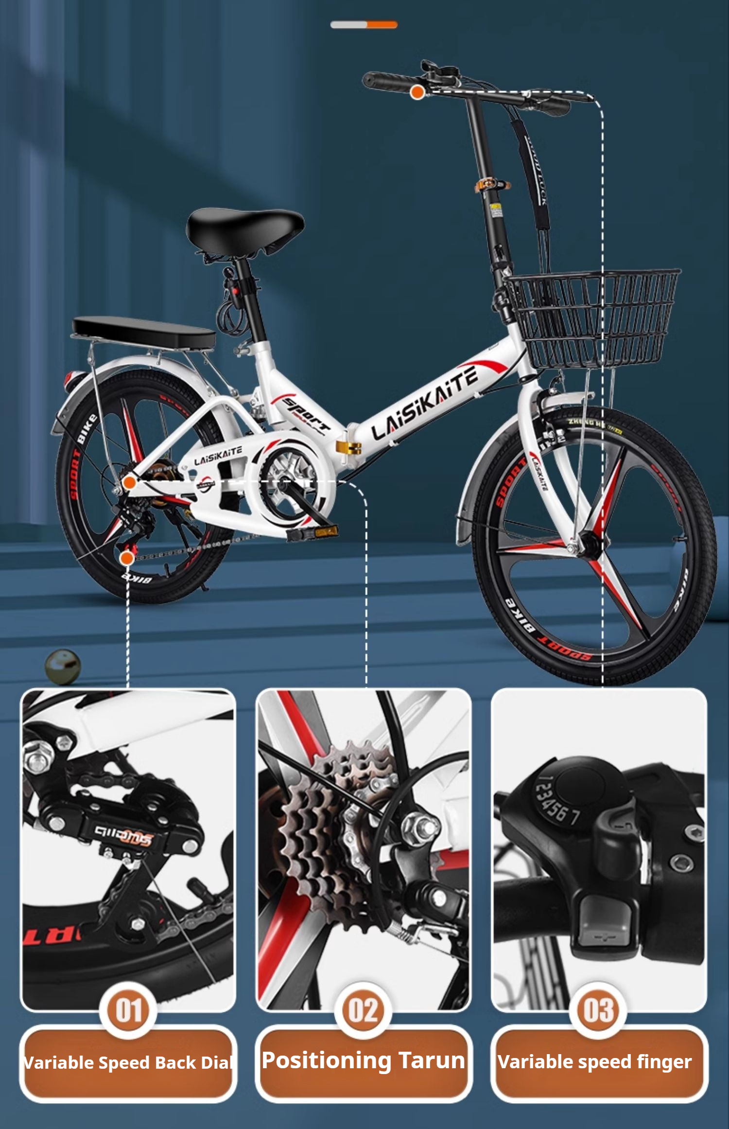 Phoenix Folding Bike/20/22 Inch Ultra Lightweight Bicycle/High Carbon ...