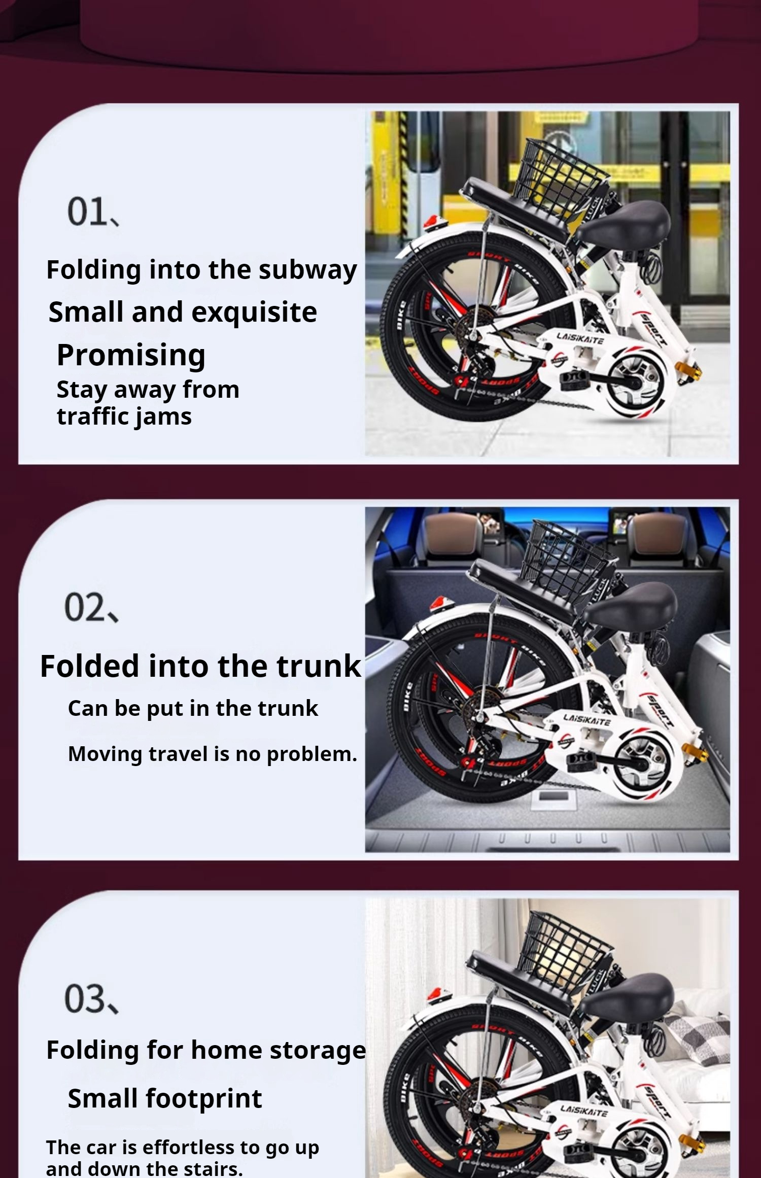 Phoenix Folding Bike/20/22 Inch Ultra Lightweight Bicycle/High Carbon ...