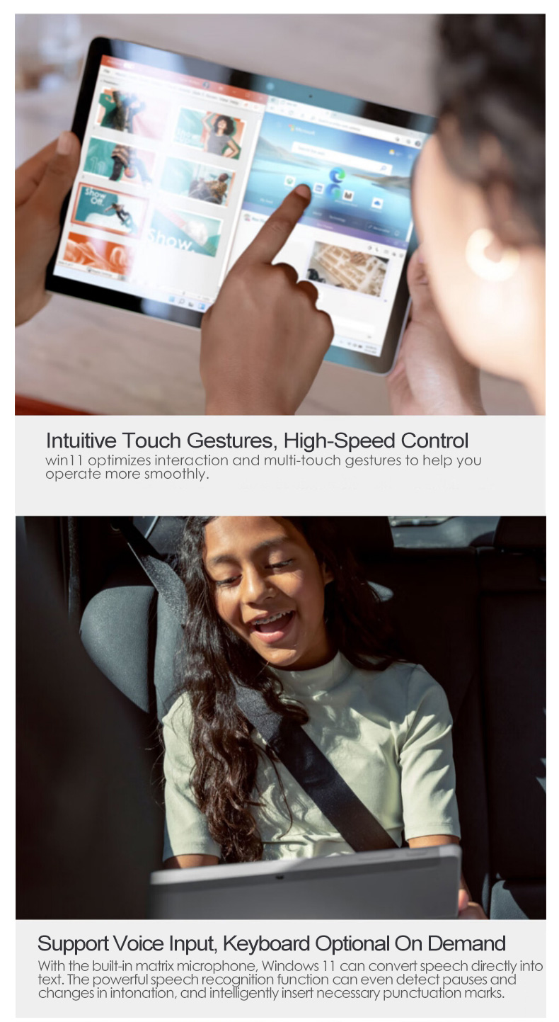 Microsoft Surface Go1 Go2 Go3 GO4 2-in-1 Laptop（Win10 or win11 system）Intel Pentium Gold 4415Y ...