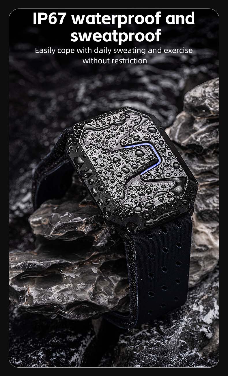 ROCKBROS Heart Rate Monitor Bluetooth & ANT+ Long Endurance Heart Rate ...