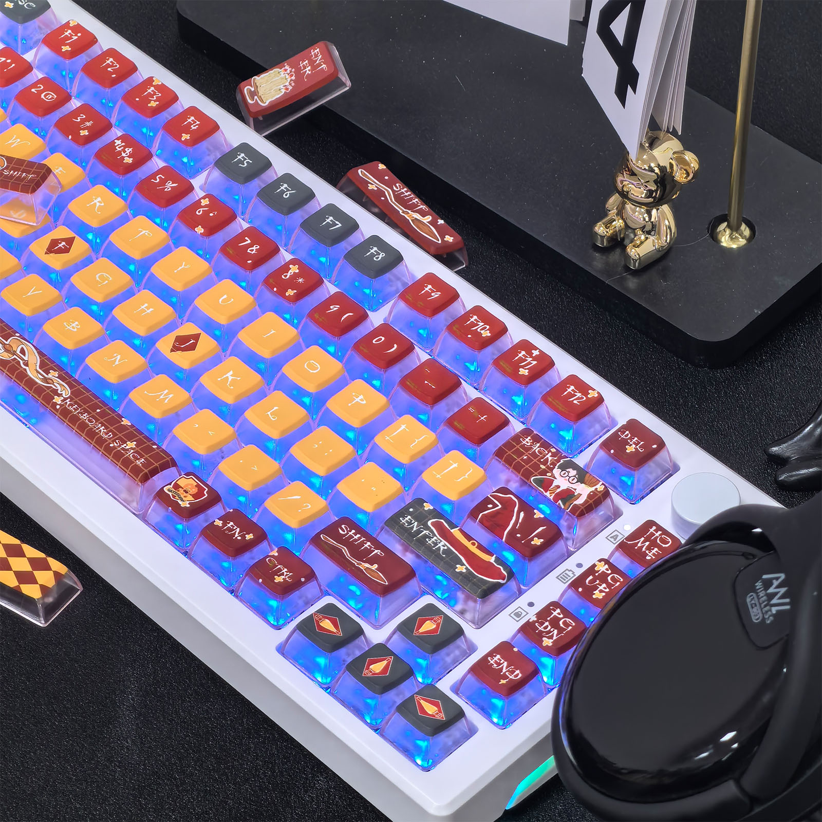 Harry Potter Theme Pudding Translucent Keycaps 116 Keys ASA Profile ...