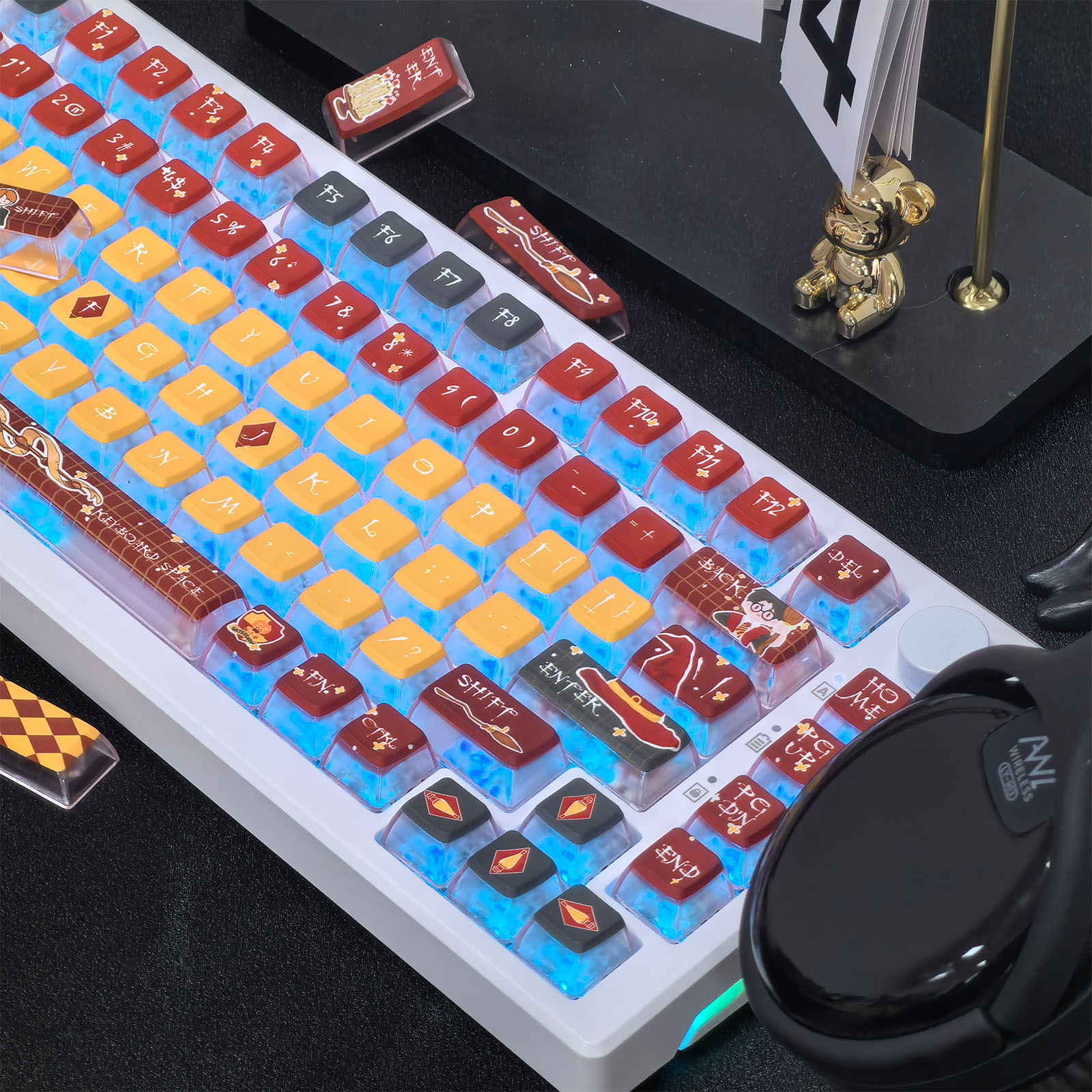 Harry Potter Theme Pudding Translucent Keycaps 116 Keys ASA Profile ...