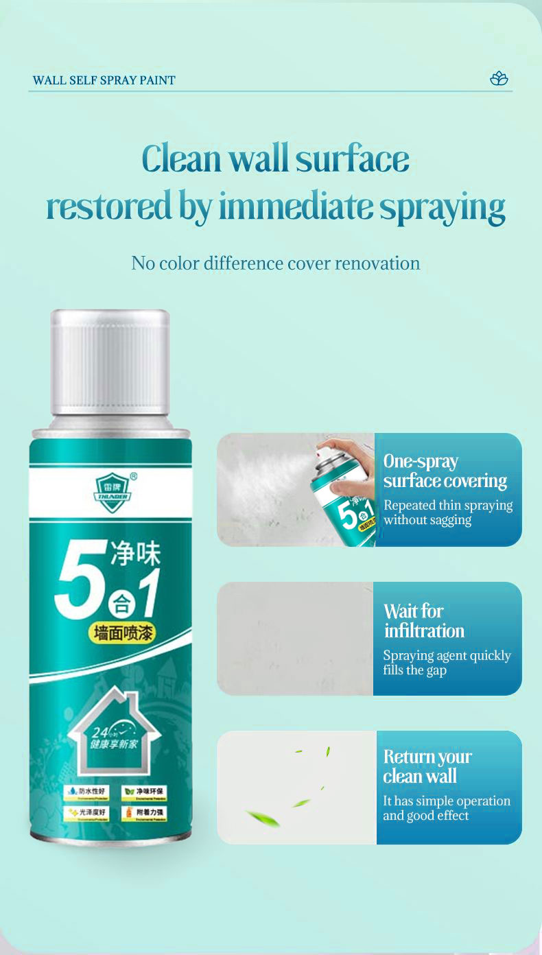 【SG Stock】300ML Wall repair spray paint Wall paint Spray paint Graffiti ...