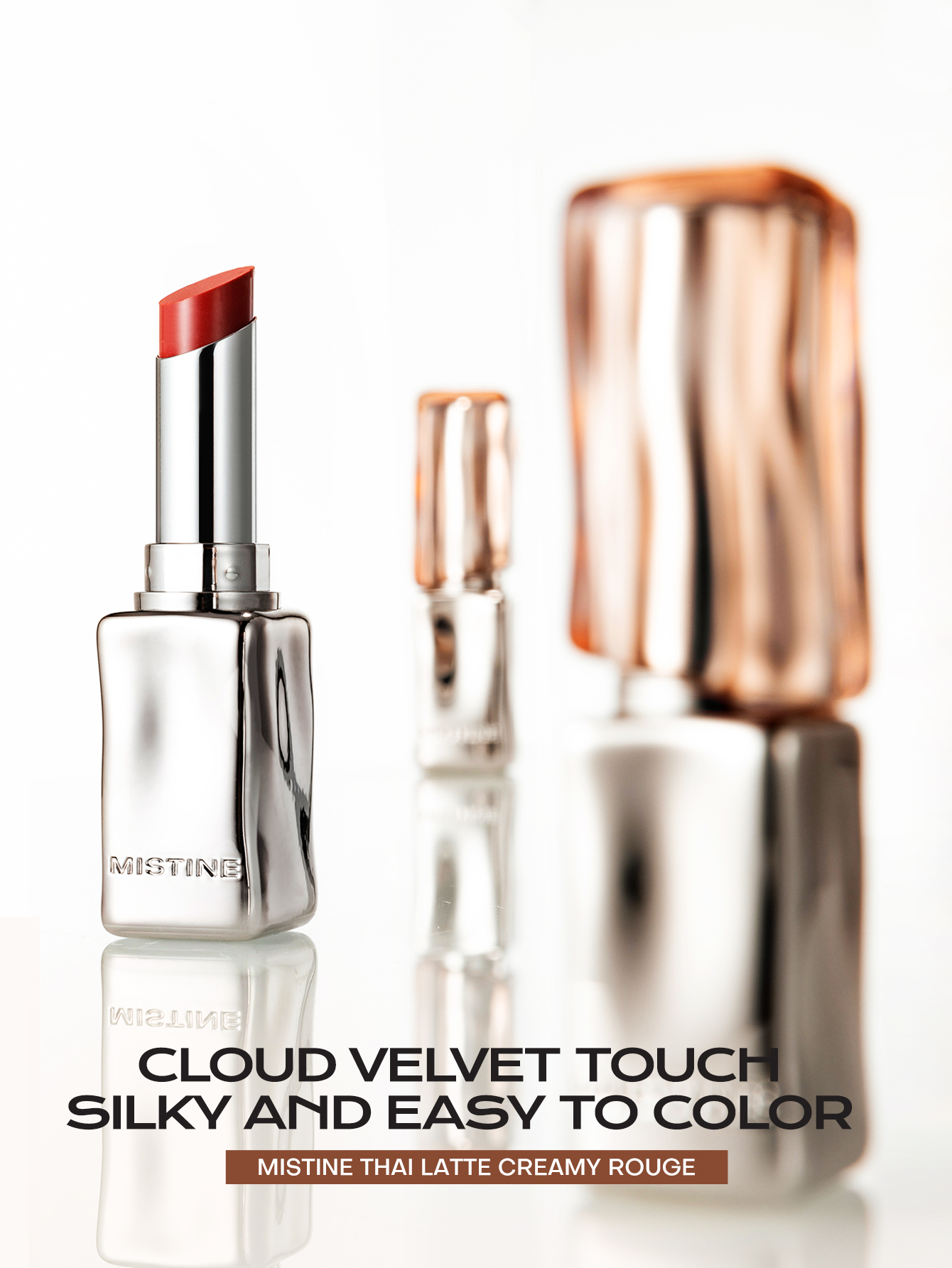 MISTINE Milk Coffee Iced Lipstick Water Glow Lip Lipgloss 3.5g | Shopee ...