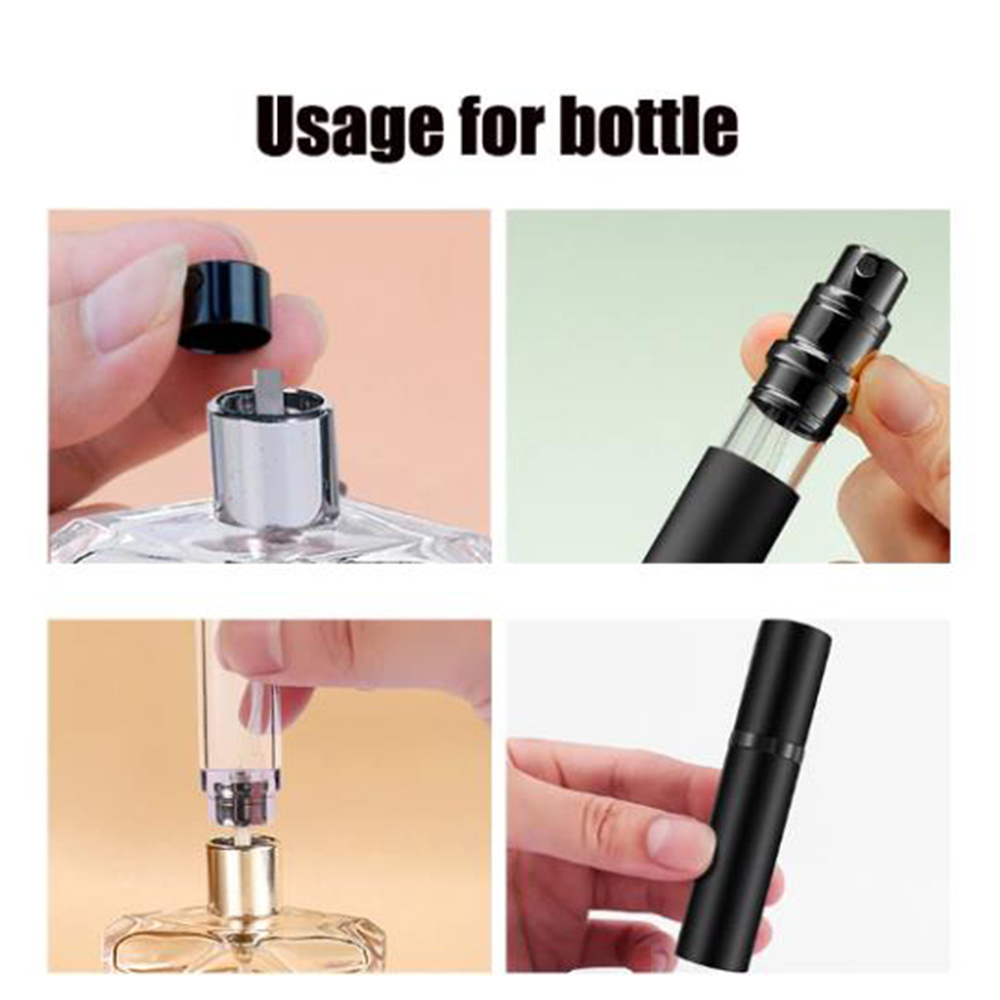 5ml Mini Perfume Atomizer - Refillable Bottom-Fill Spray Bottle For ...