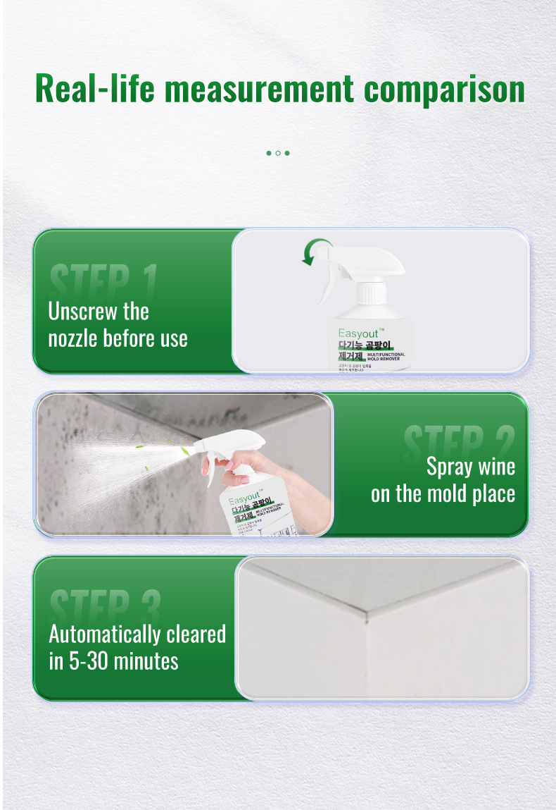 Japan 5 Minutes Quickly Mold Remover Spray Mold Mildew Stains Mould ...