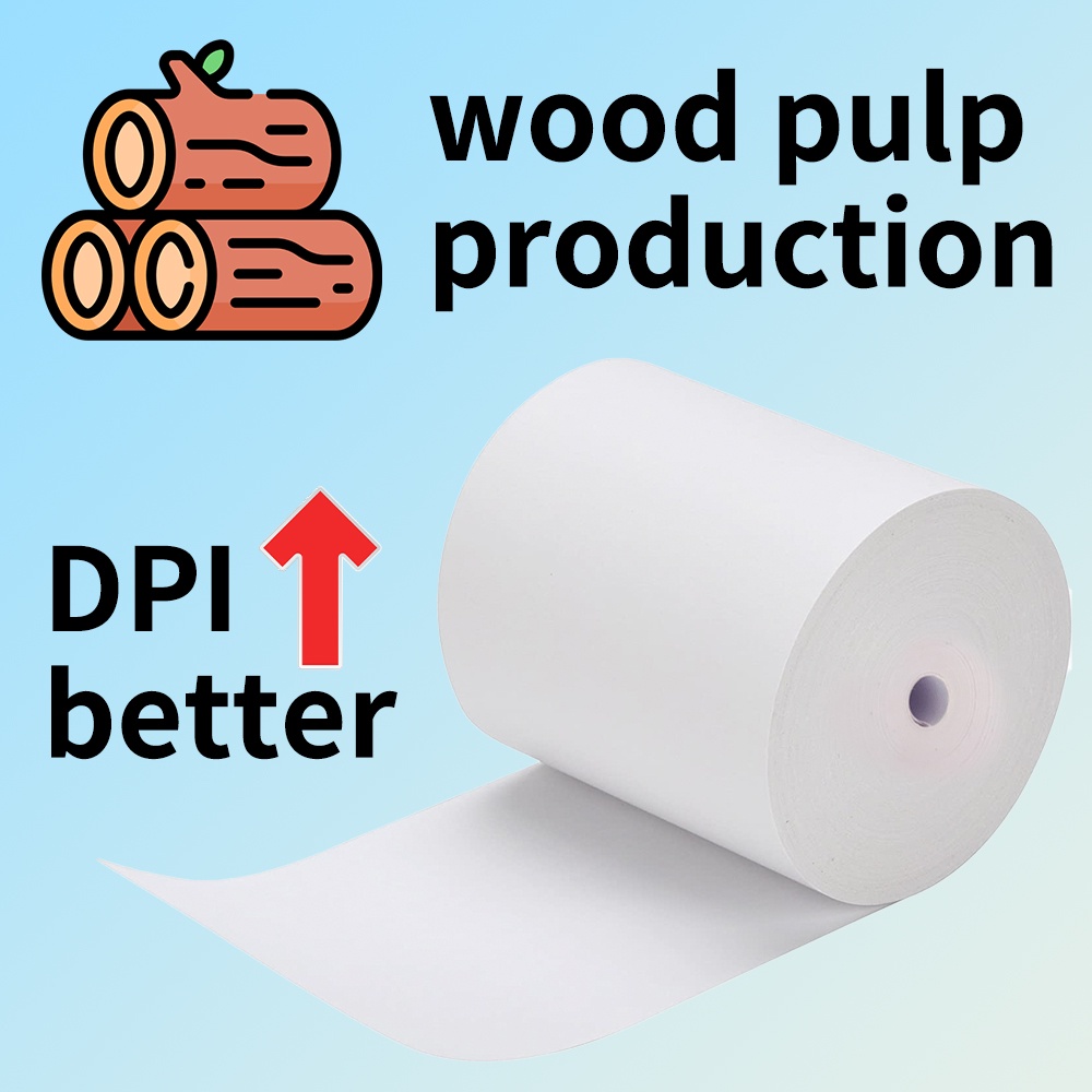 2" inch 57mm*50mm Coreless Thermal Receipt printer paper roll POS till ...