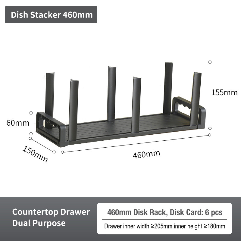 YIXIN Plate Organiser Kitchen Drawer Organiser Cabinet Organizer Dish ...