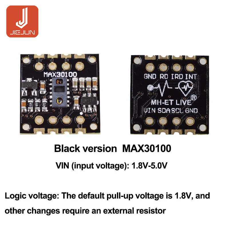 MAX30100 MAX30102 Heart Rate Sensor Module Puls Detection Blood Oxygen ...