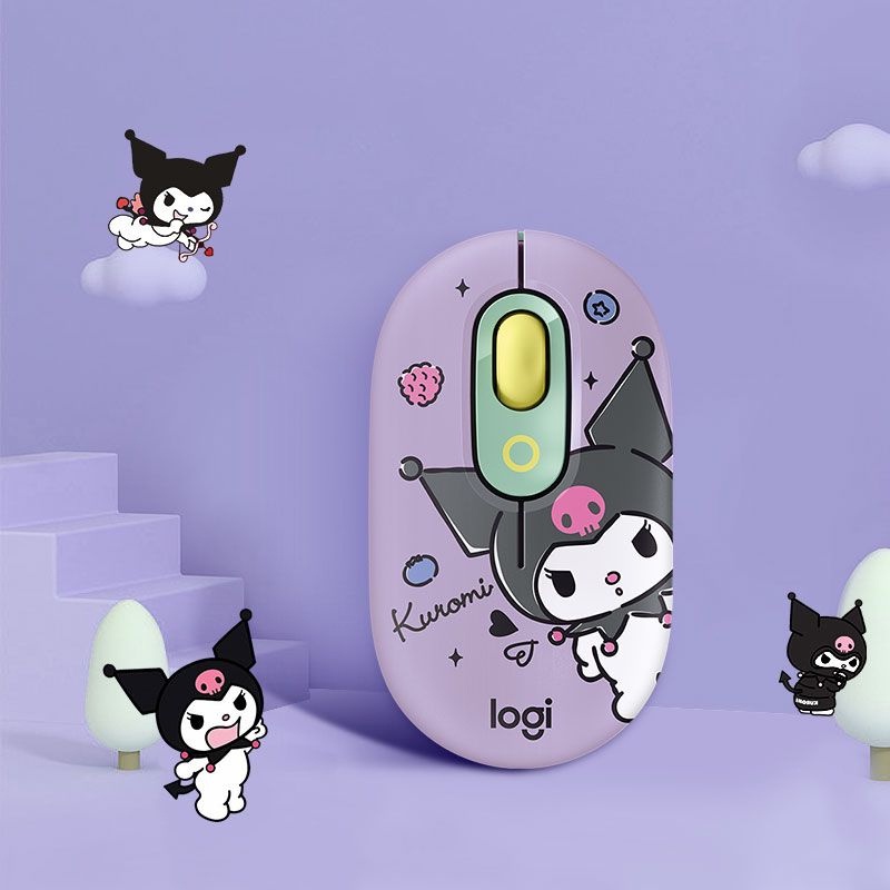 Logitech Cute Pop Wireless Mouse Cinnamoroll Melody Hello Kitty Mice ...