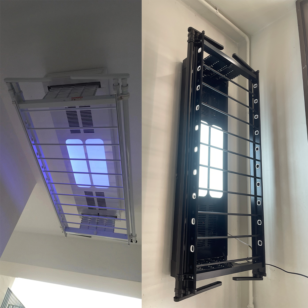 HDB Electric Clothes Drying Rack Smart Laundry System Apartment Ceiling ...