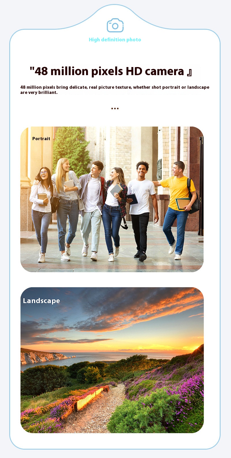 YMX H16 Digital Camera, FHD 4K 48MP Point and Shoot Digital Camera for ...