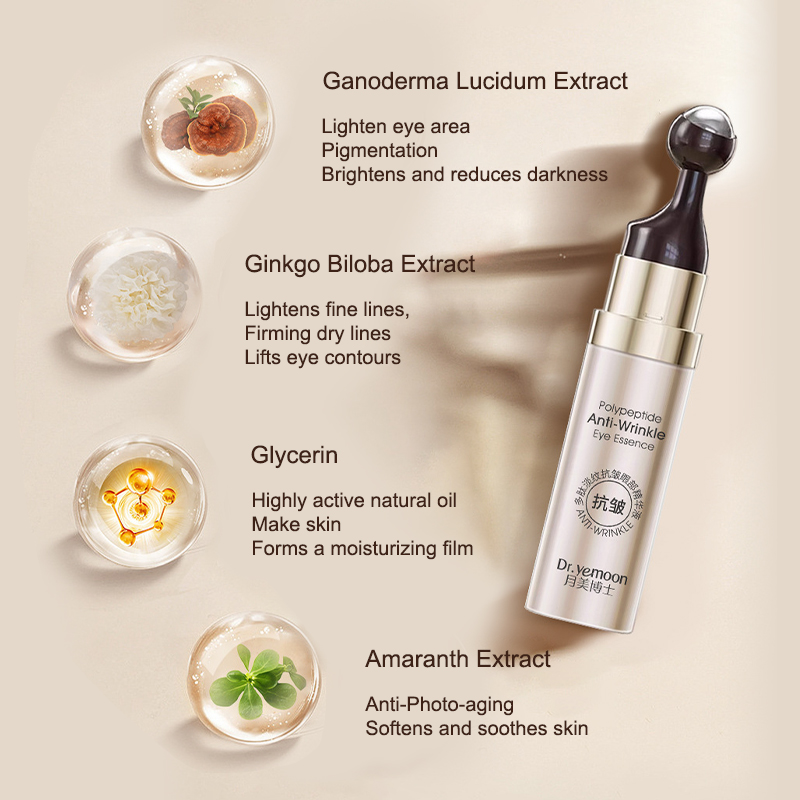 Instant eye bag removal cream Eye massage firming essence Dark circles ...