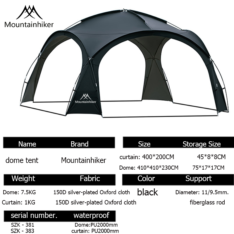 SG ⚡️Ready stock⚡️MOUNTAINHIKER Outdoor camping tent family party ...