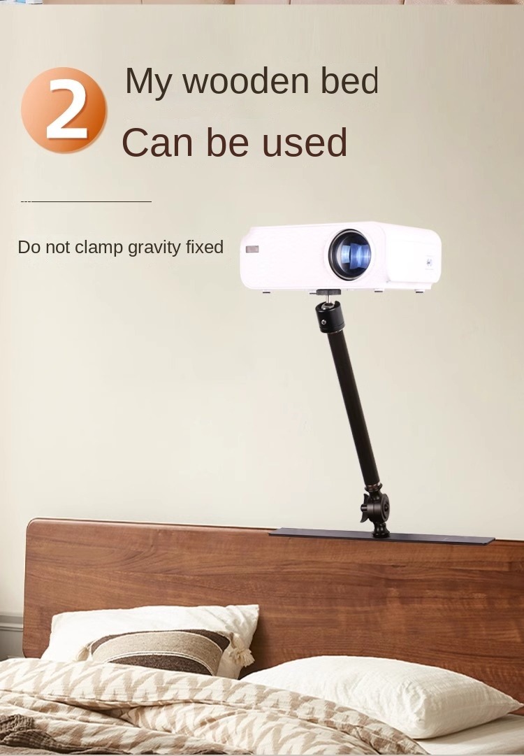 Bedside Projector Bracket Bedroom Sofa Back Wall Projection Ceiling ...