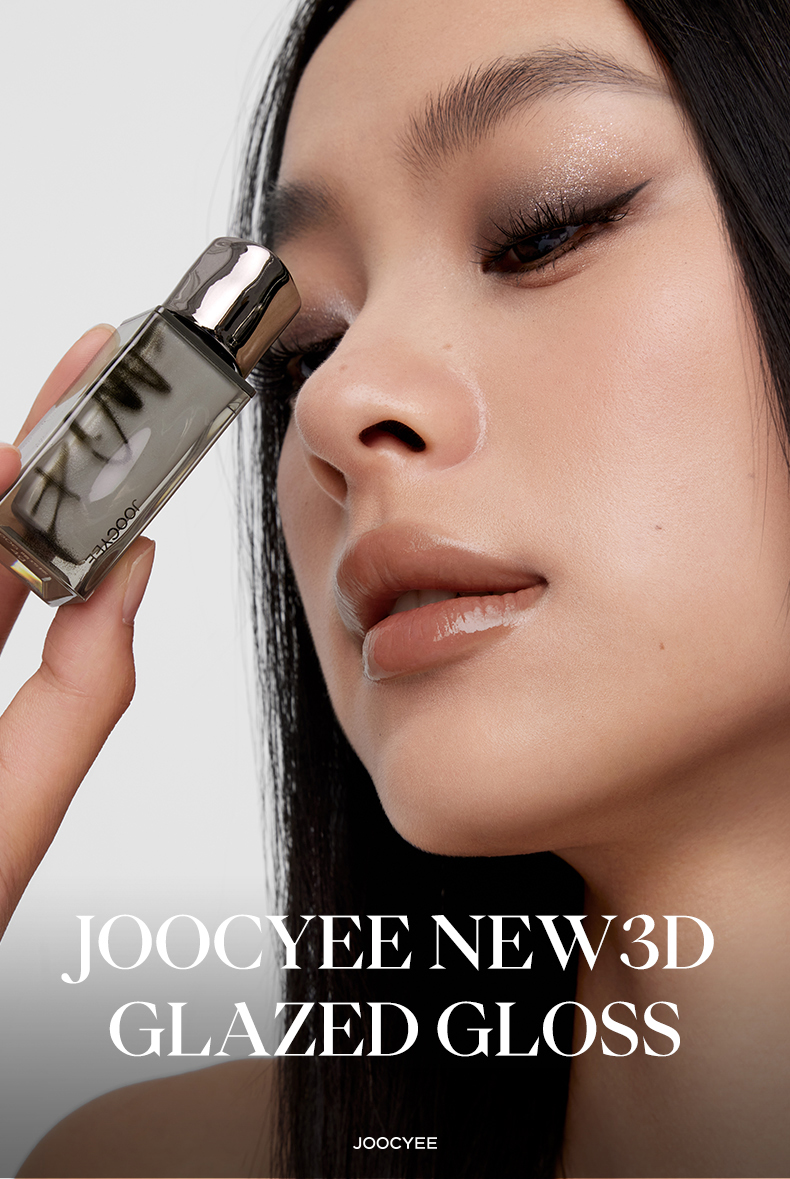 JOOCYEE GLAZED ROUGE 3D Lipstick Full and Shiny Moisturizing Lips Light TextureTranslucent ...