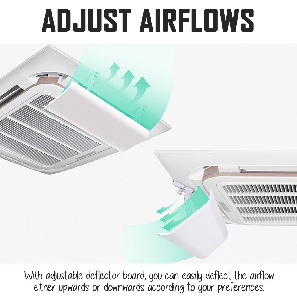 【SG Stock】☀️☀️ Central Air Conditioner Wind Baffle Ceiling Unit ...