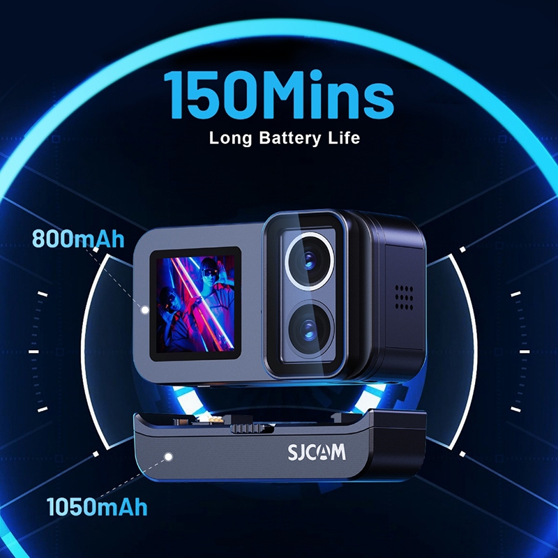 SJCAM SJ20 Action Camera Dual Lens 4K Dual Touch Screen 6-Axis Anti ...