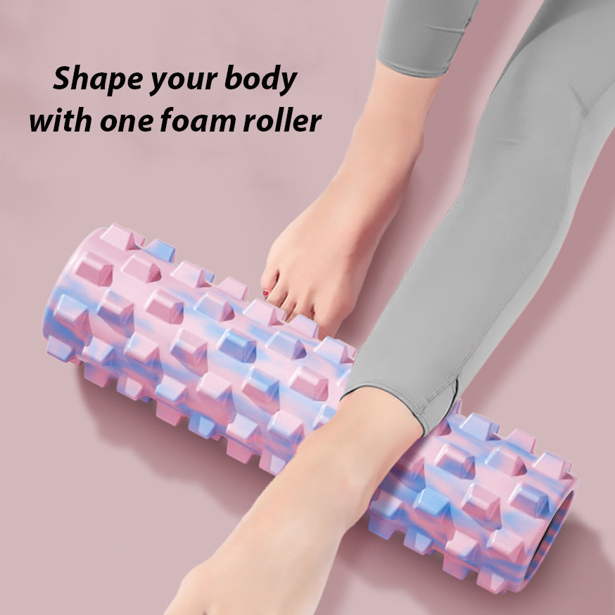 SunnyFit EVA Foam Roller Deep Tissue Yoga Roller Big Deep Massage ...