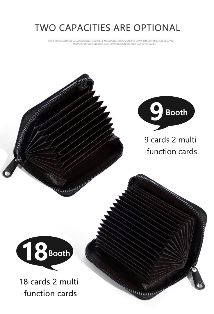 Men's Compact Accordion Wallet - Theft Proof ID & Credit Card Organizer ...