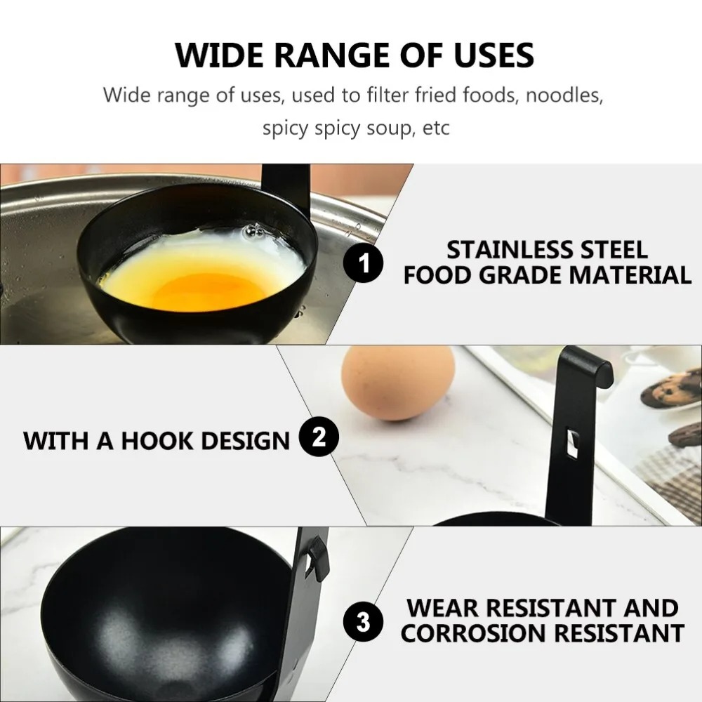 1PC Useful Kitchen Easy Use Poached Boiling Utensils Tools Spoon Boiled ...