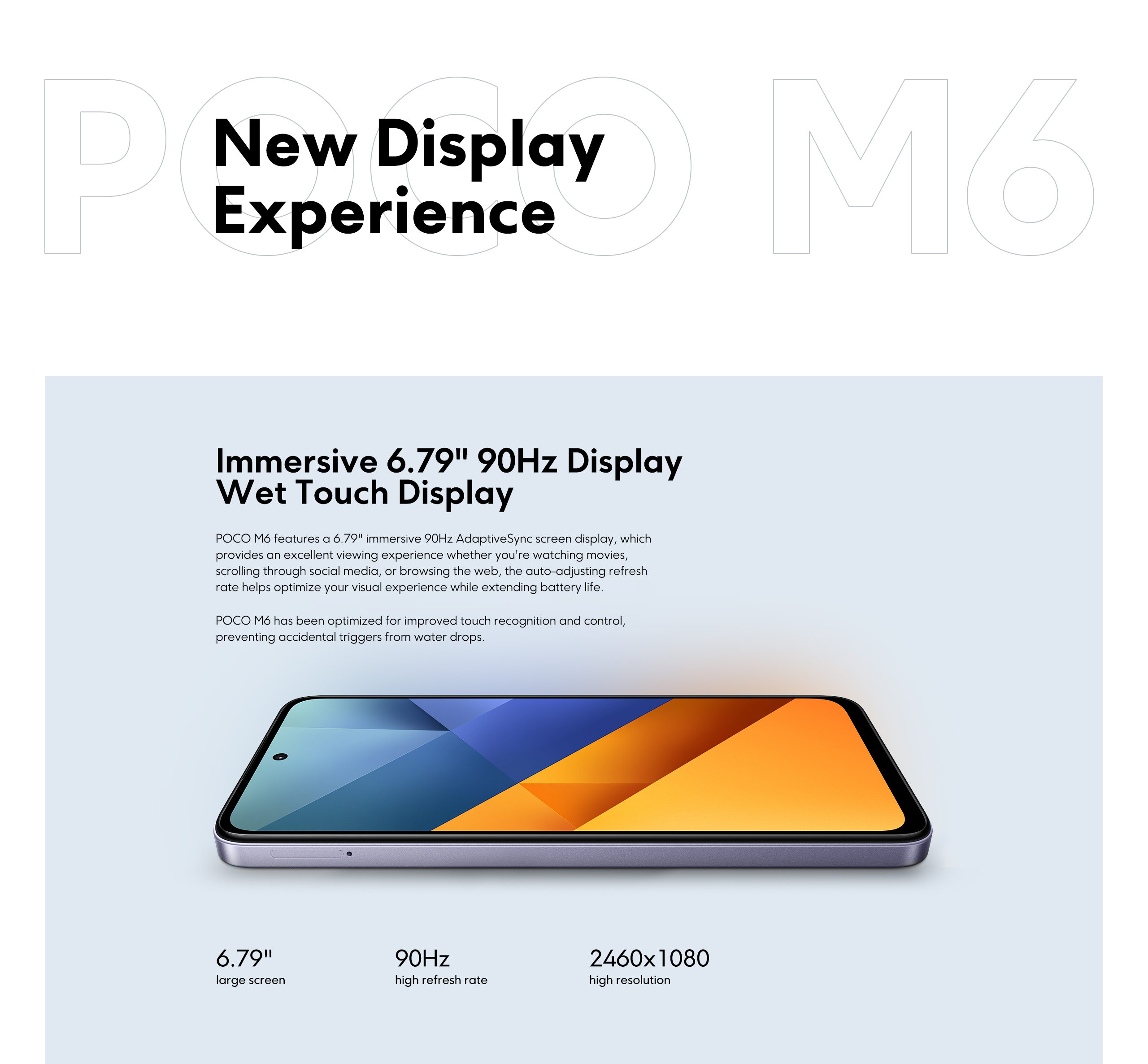 POCO M6 6GB+128GB, 8GB+256GB, Local warranty | Shopee Singapore