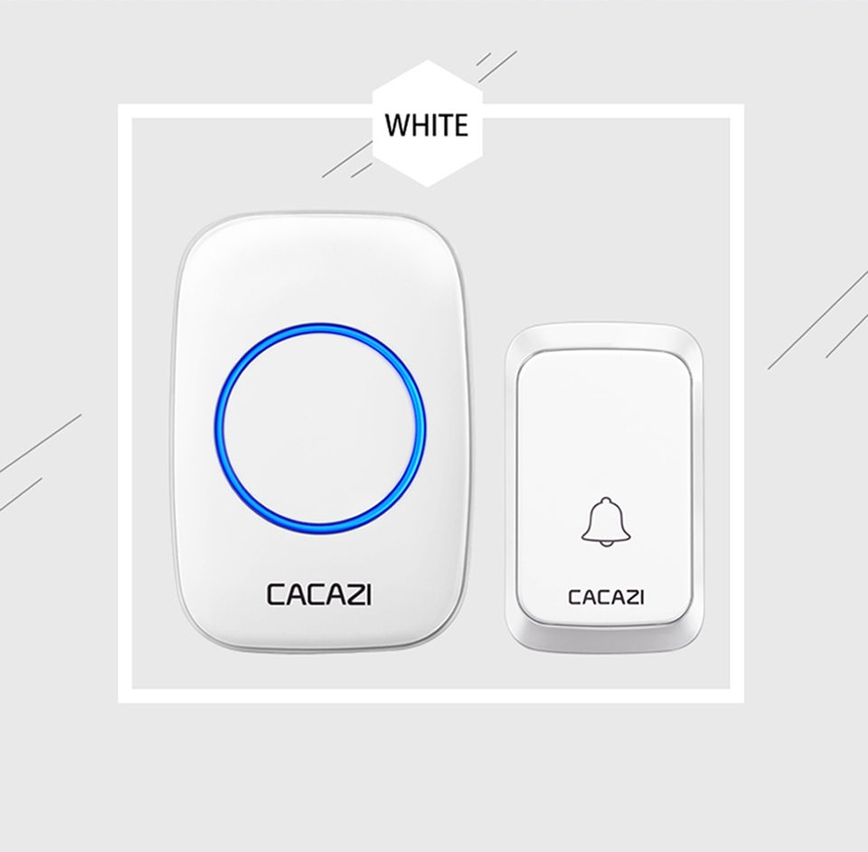 Wireless doorbell, waterproof call bell battery operated chime at 1000 ...
