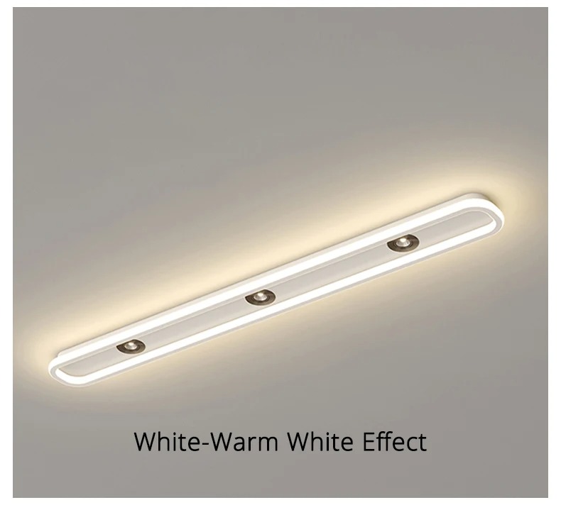 SUNMEIYI Minimalist LED Ceiling Light Long Strip Bedroom Cloakroom ...