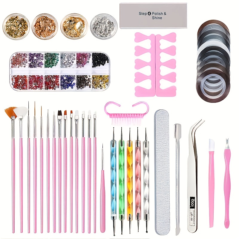 Professional Electric Nail Drill Manicure Kit for Acrylic Nail ...