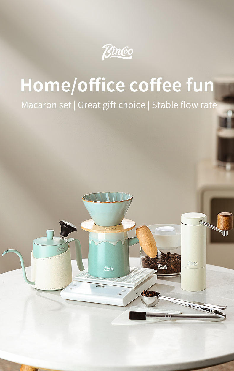 Bincoo Ceramic Hand-brewed Coffee Pot Set Filter Sharing Pot Coffee ...