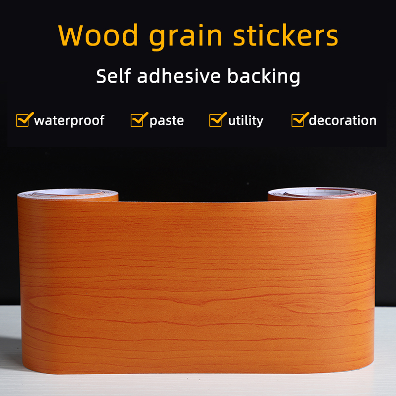 1 Roll Wood Grain Stickers, Texture Wallpaper, Anti-Stripping ...