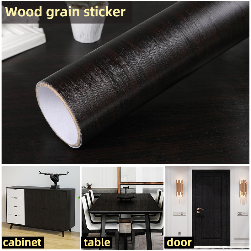 1 Roll Wood Grain Stickers, Texture Wallpaper, Anti-Stripping ...