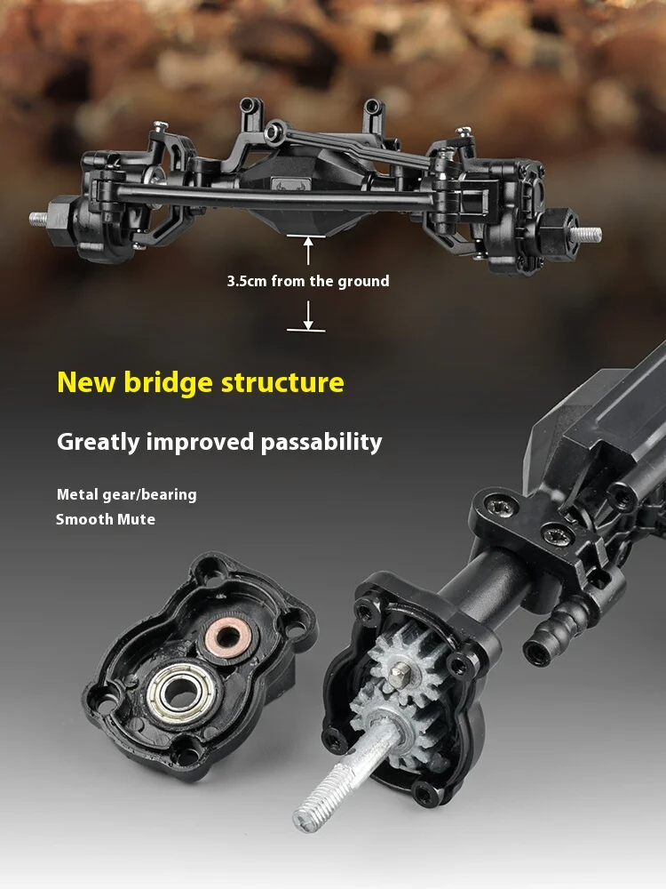 【Ready stock】MNRC MN168 4WD 1:12 crawler Modified Remote Control Car Mn ...