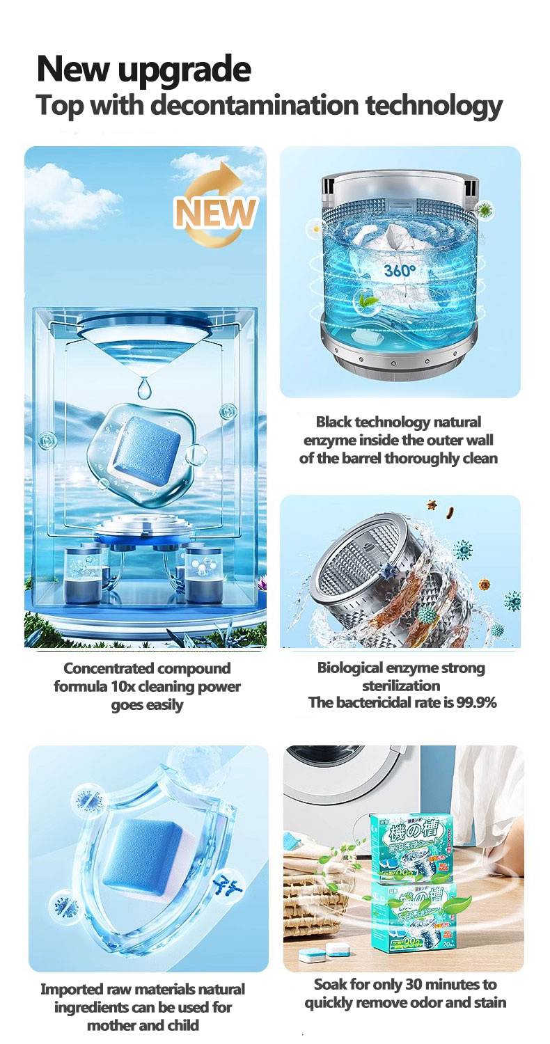 【Hot In Japan】Washing Machine Cleaner Descaler Multifunctional Washing ...