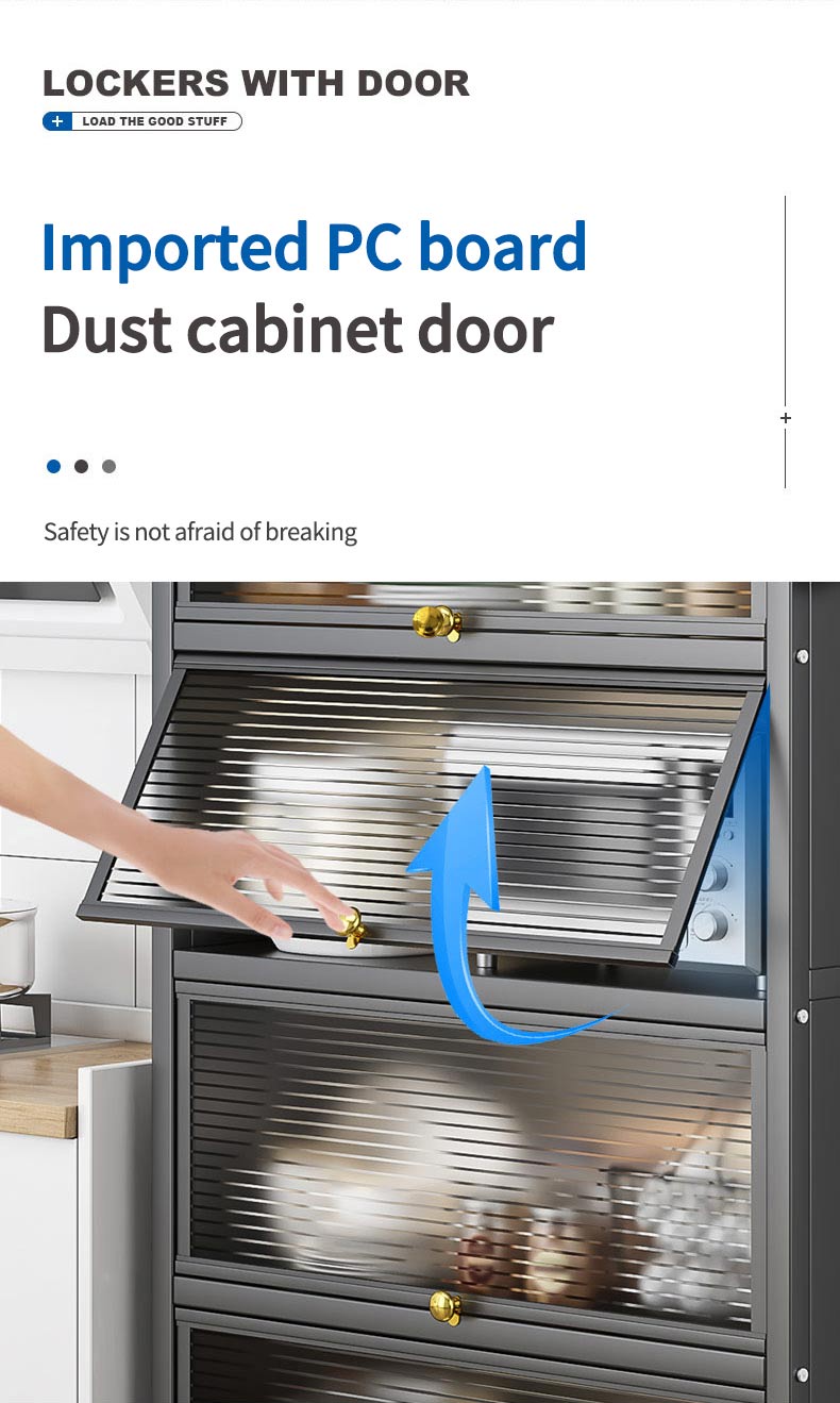 【SG STOCK】kitchen storage cabinet home locker with door Dust-proof ...