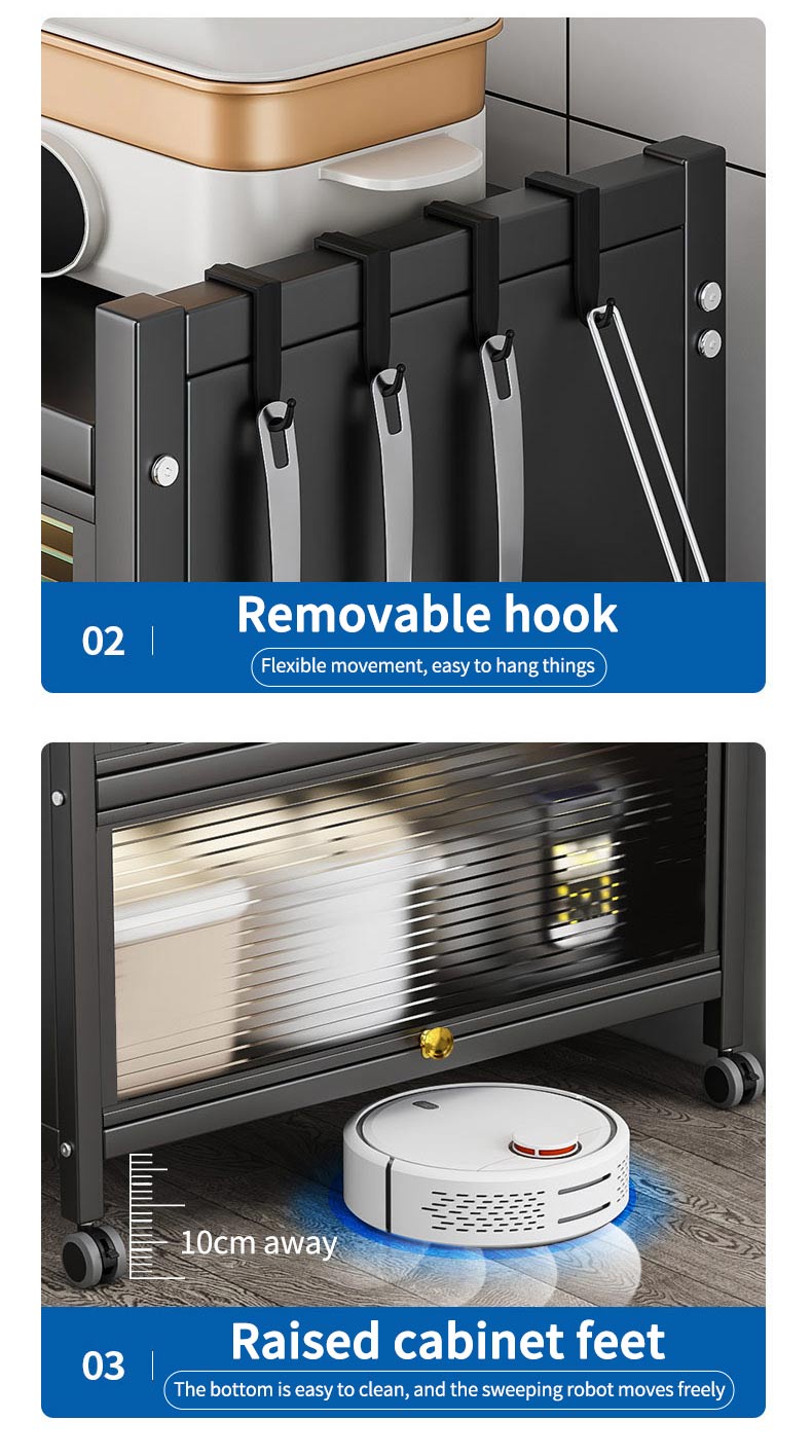 【SG STOCK】kitchen storage cabinet home locker with door Dust-proof ...