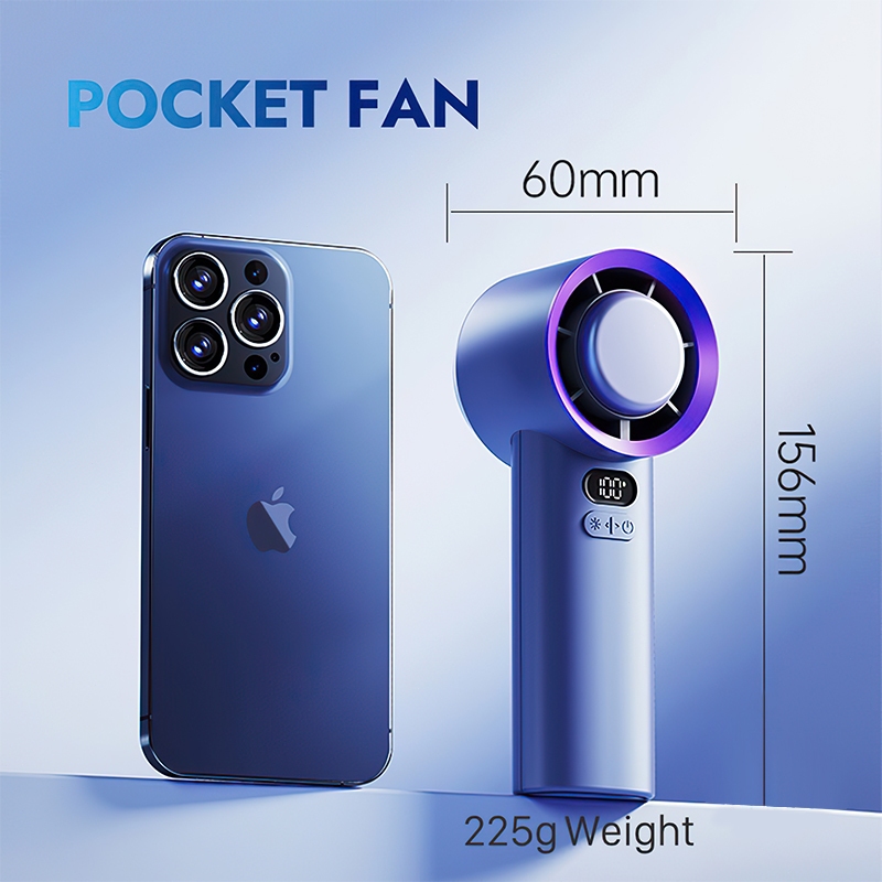 (𝐒𝐆 𝐒𝐓𝐎𝐂𝐊) Mini Fan Portable Fan Rechargeable Cooling Handheld Fan ...