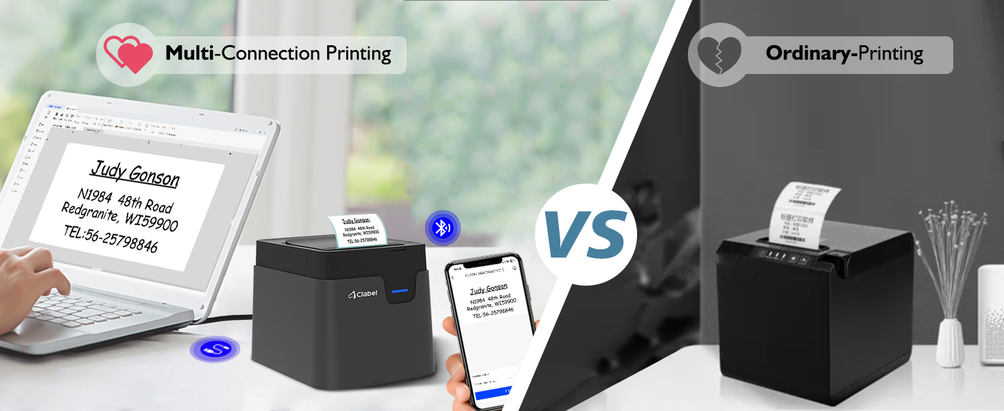 CLABEL 321D Desktop Thermal Printer Bluetooth | 80mm GST Receipt ...