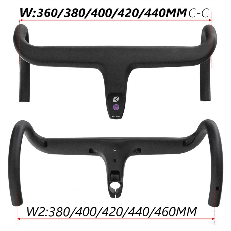 Road Bike Carbon Handlebar Integrated Route Road Handlebar Bicycle ...