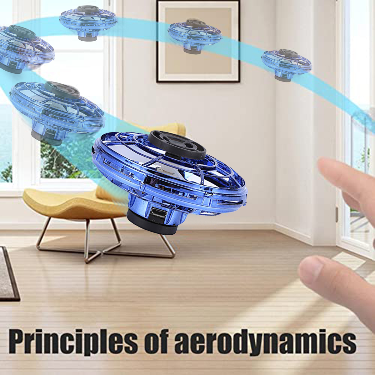 UFO Flying Drone - An interactive LED flying toy suitable for children ...