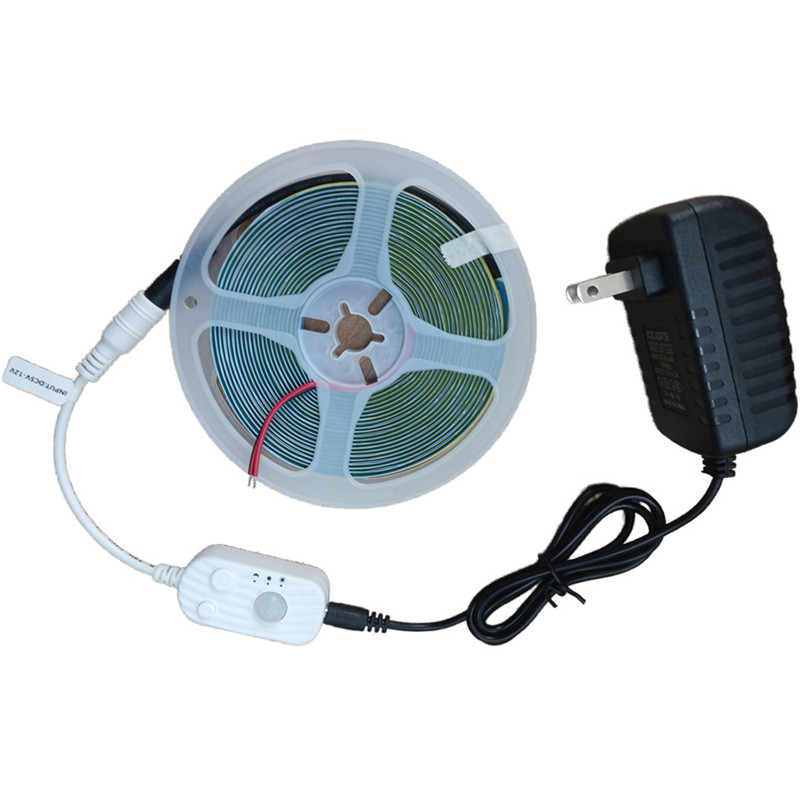 Full Set COB Led Strip Lights with PIR Motion Sensor Soft Flex Led Tape ...