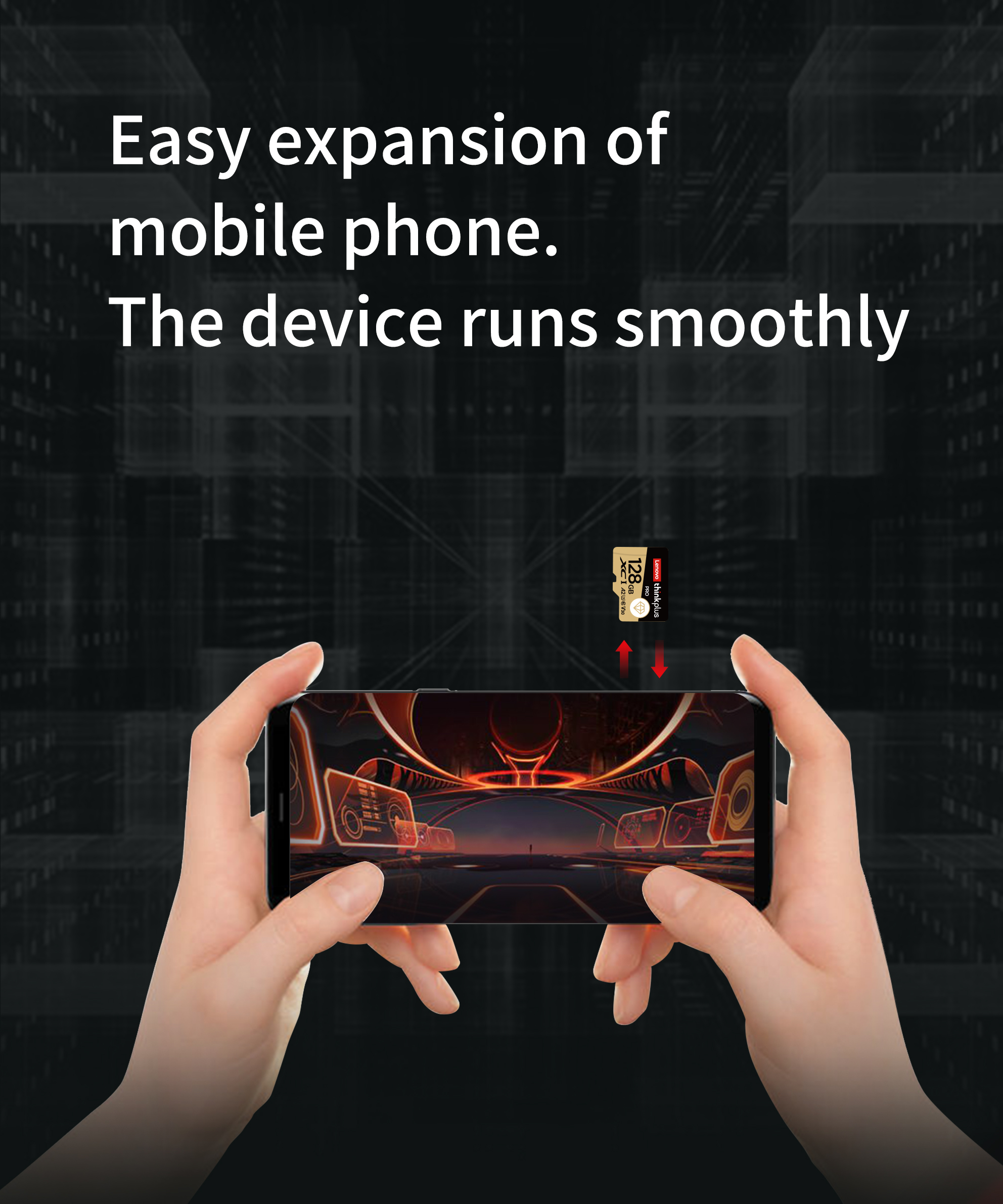 Lenovo-Select Micro SD-Memory-Card 32GB/64GB/128GB/256GB MicroSDXC 130 ...