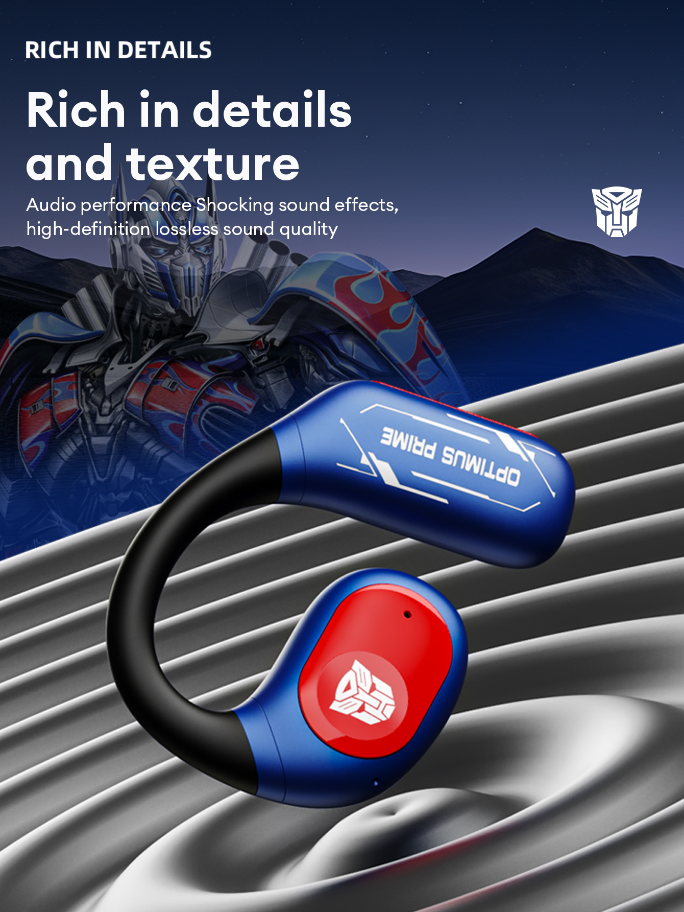 Transformers TF-T18 Bluetooth Earphone Wireless Earphone On Ear ...