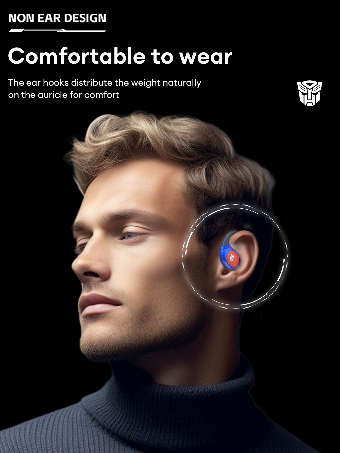 Transformers TF-T18 Bluetooth Earphone Wireless Earphone On Ear ...