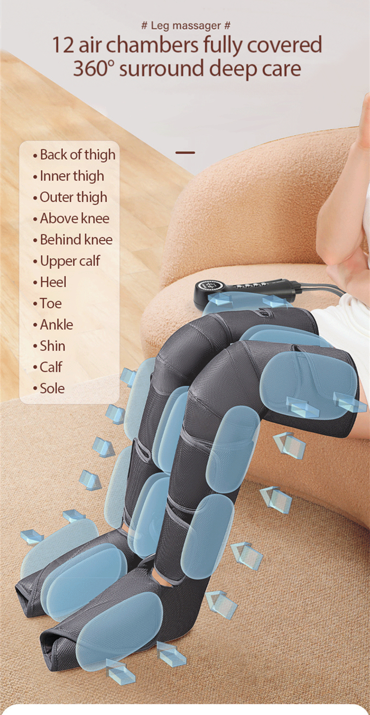 [Ready Stock]Leg Massager Full Airbag Wraped Thigh massager Air Wave ...