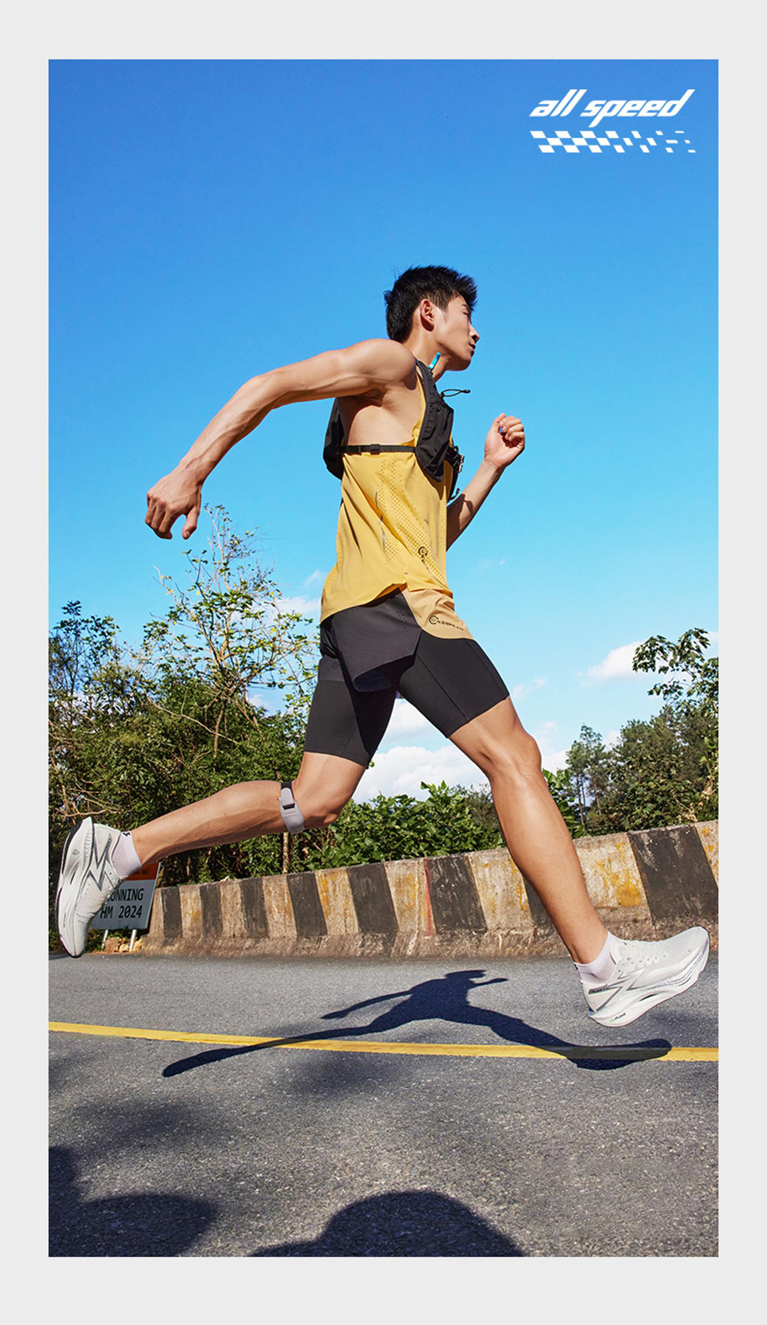 361 Degrees Flame 3.0 Men Running Shoes Marathon Carbon Plate Racing ...