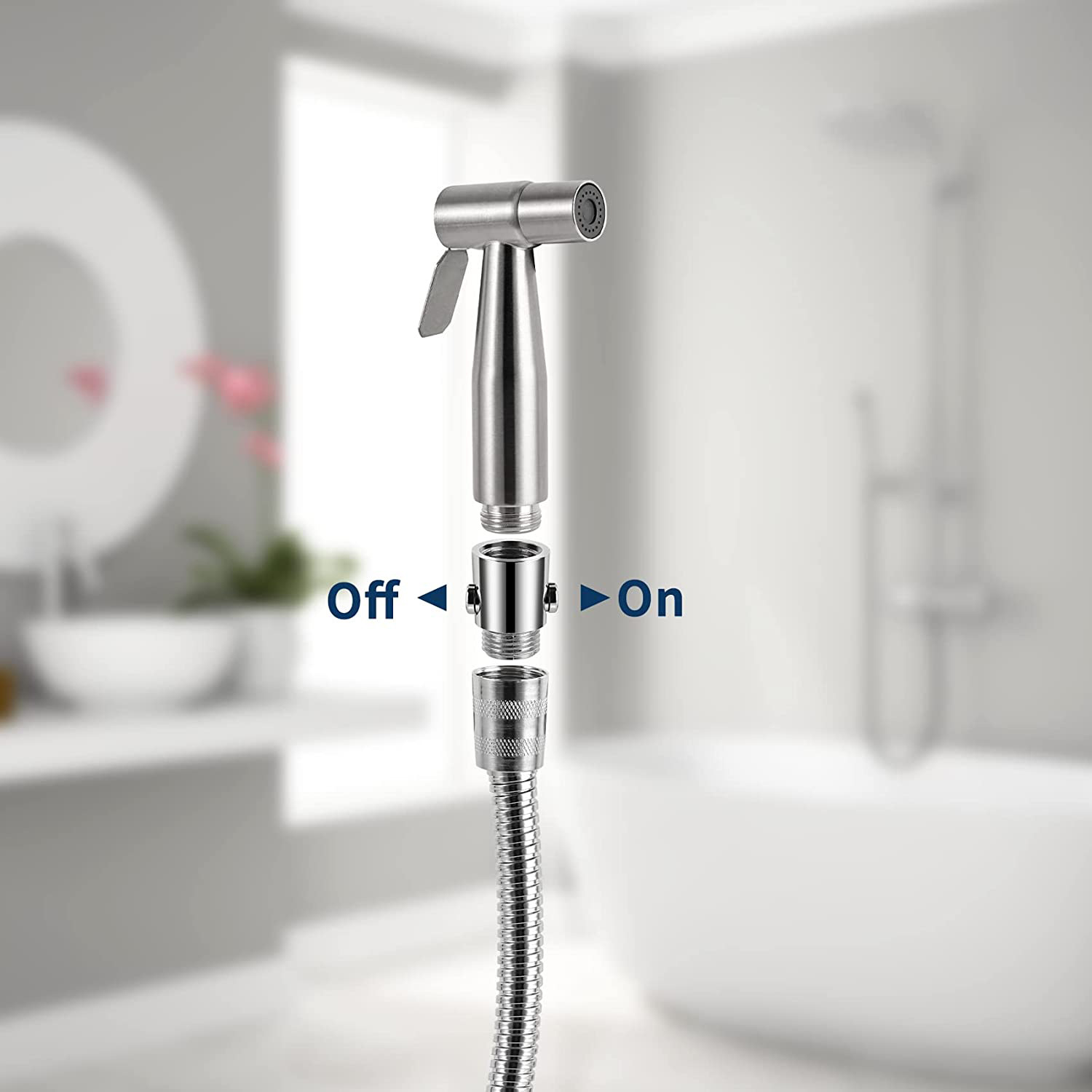 Water Flow Control Valve, Angle Simple Shut Off Valve for Handheld ...