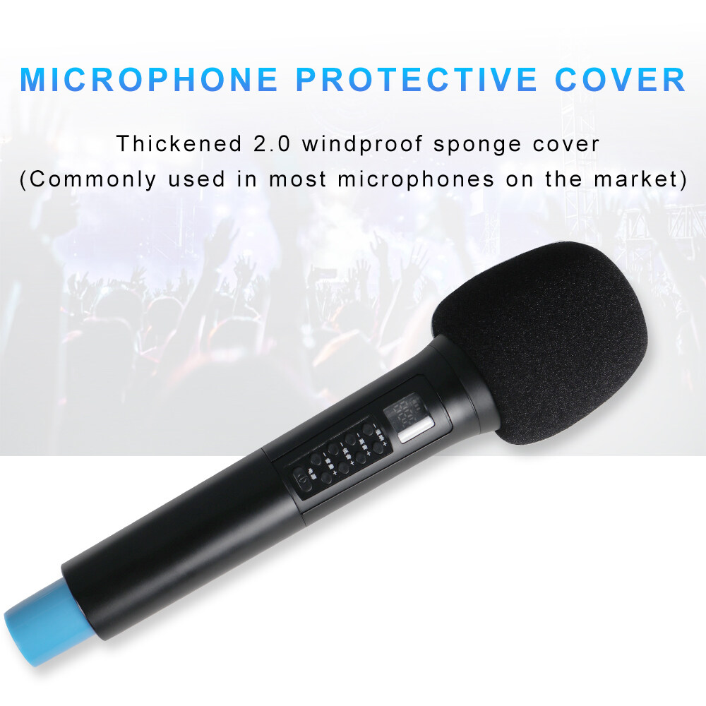 [Shopee Choice] Microphone Head Sponge Cover Handheld Stage Microphone ...