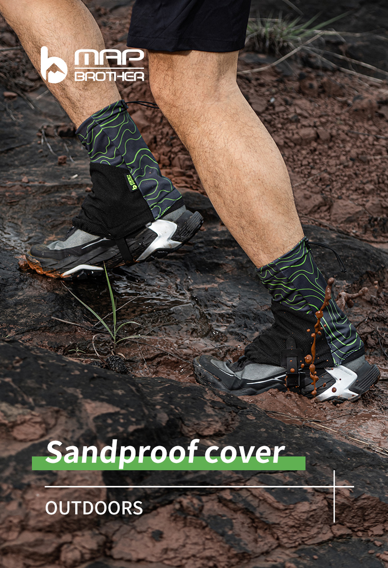 MAP BROTHER Trail Running Gaiters Mens Womens Waterproof Ankle Shoe ...